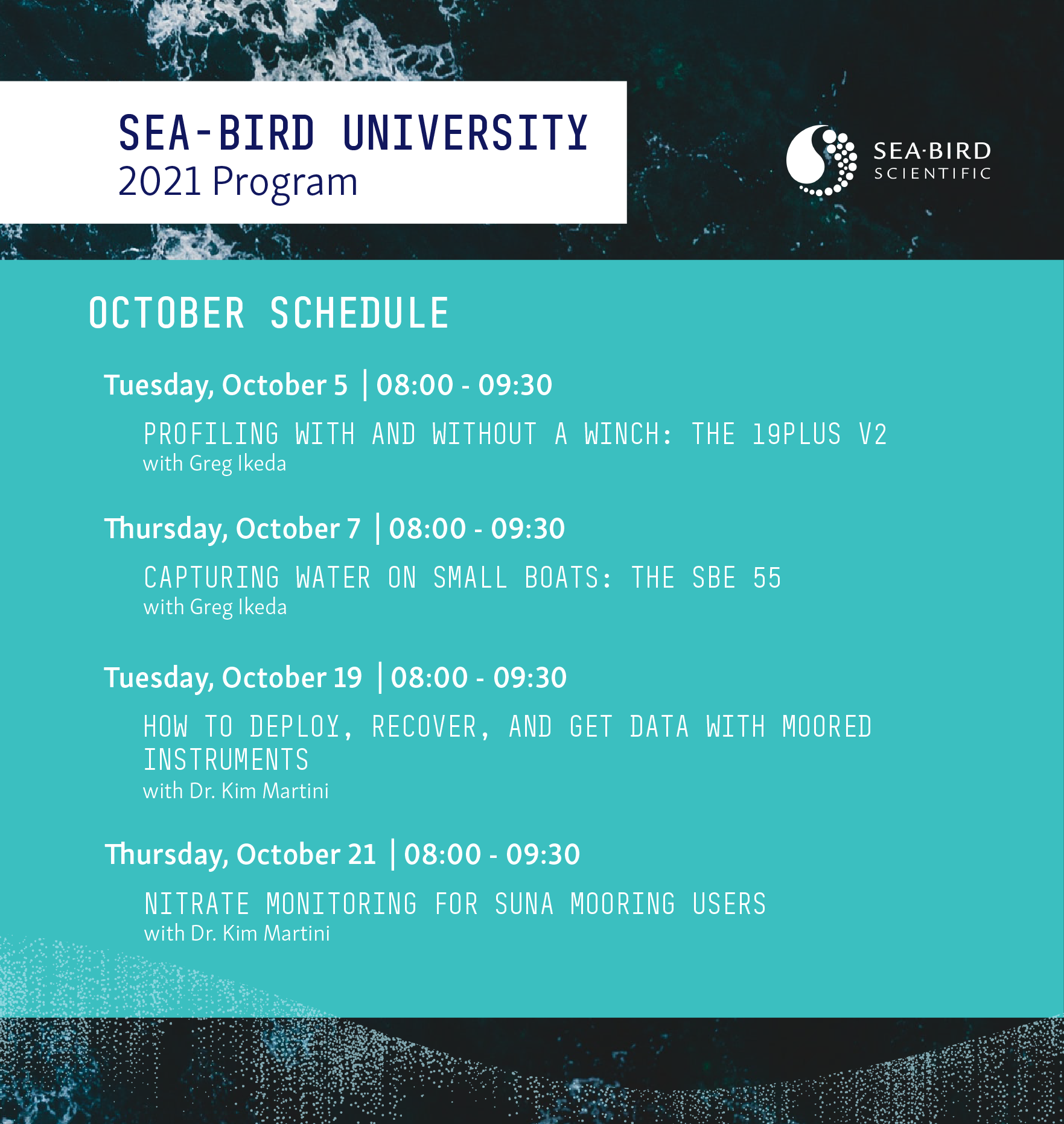 Sea-Bird University: Nitrate Monitoring for Suna Mooring Users ...